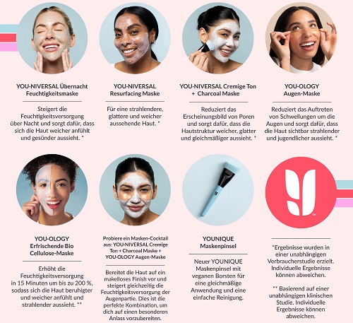 Younique You·niversal cremige Ton- und Kohlemaske